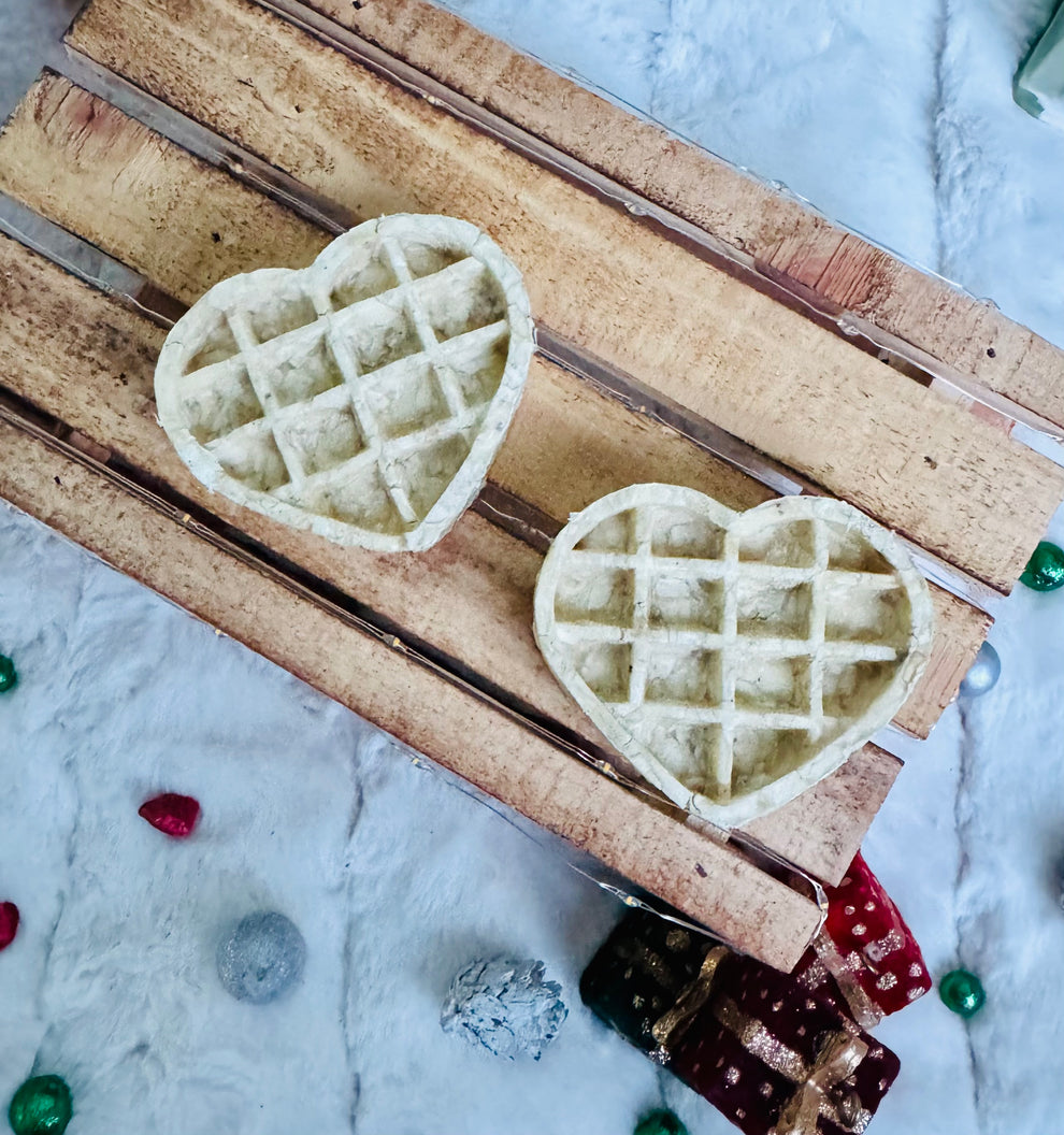 Collagen Waffle Heart – Wags and Wiggles Pets